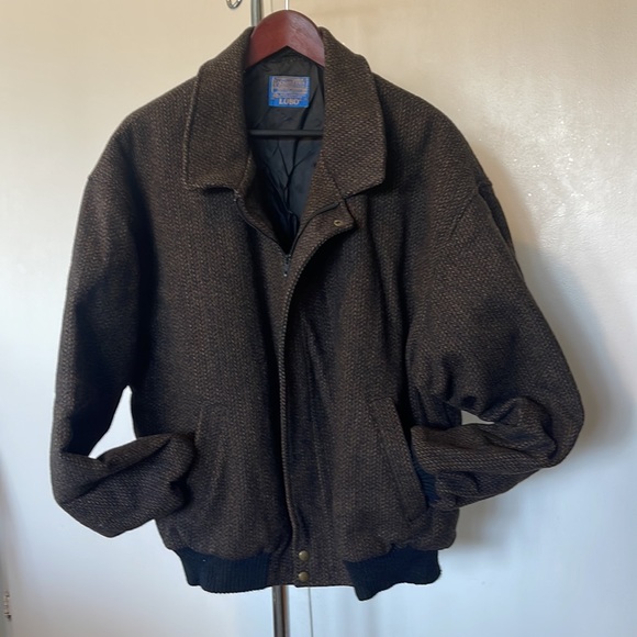 Pendleton | Jackets & Coats | Pendleton Lobo Vintage Bomber Jacket Size ...